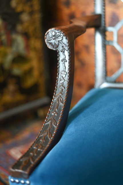 Fine pair 18th-century carved library armchairs Robert Manwaring | Box ...